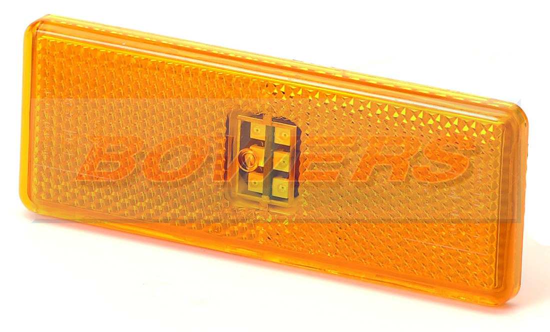 AMBER ORANGE LED SIDE MARKER LAMP LIGHT MERCEDES ACTROS AXOR ATEGO AS ...