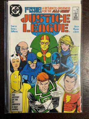 DC COMICS JUSTICE LEAGUE #1 1ST PRINTING 1ST APPEARANCE MAXWELL MAX ...