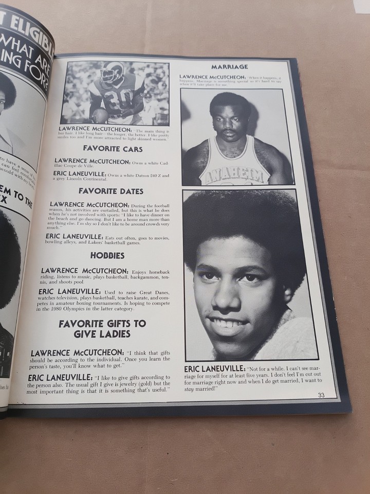1978 Right On Magazine March Vintage V7 #6 Tina Andrews David Hubbard ...