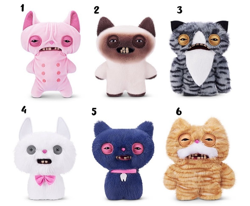 *Rare* Zuru Fuggler Alley Cats Yawper Brown 9 Inch Plush Toy | eBay