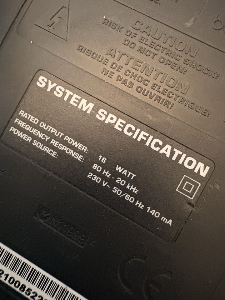 Behringer MS16 Active Personal Monitor System speakers (Missing Volume ...