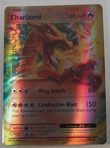 Pokémon TCG Charizard-EX XY Evolutions 12/108 Holo Holo Rare EX | eBay