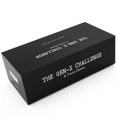 The Gen-X Challenge - 80s and 90s Trivia Card Game with 600 Trivia ...