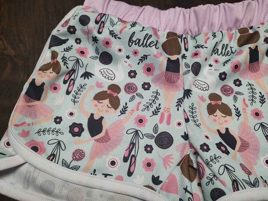 Urban Smalls I Love Ballet Multi-Colored Shorts Size Girl's 12 Years | eBay