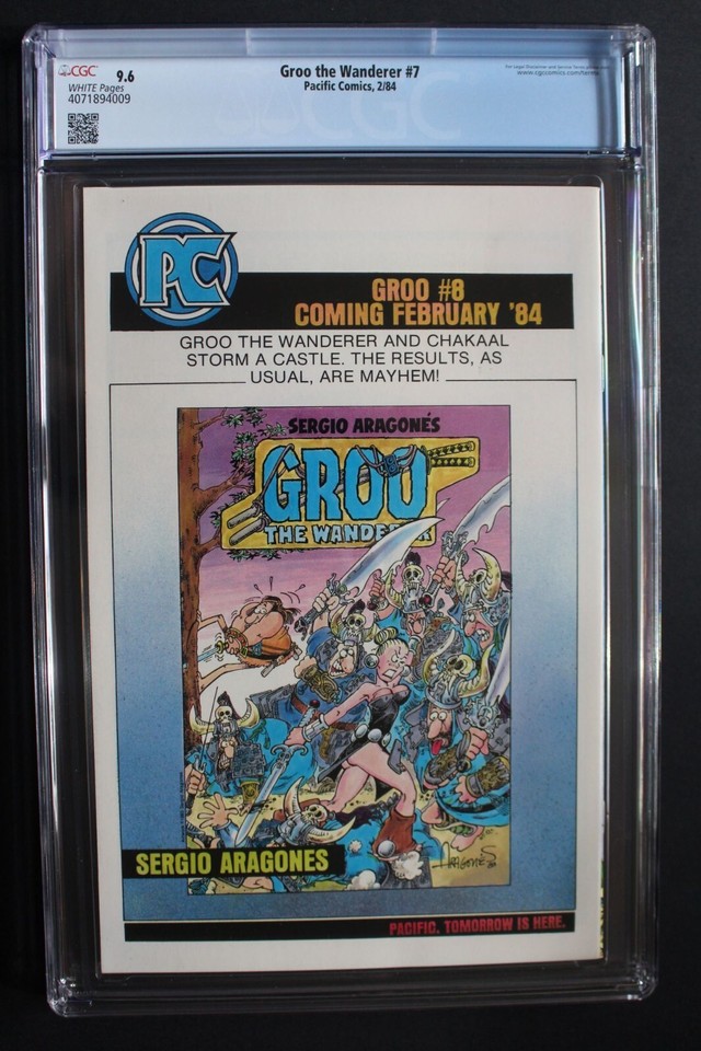 Groo the Wanderer #7 1st CHAKAAL Female Warrior 1984 Pacific Aragones ...