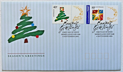 Australia 2001 Christmas "Season's Greetings" First Day Cover FDC ...