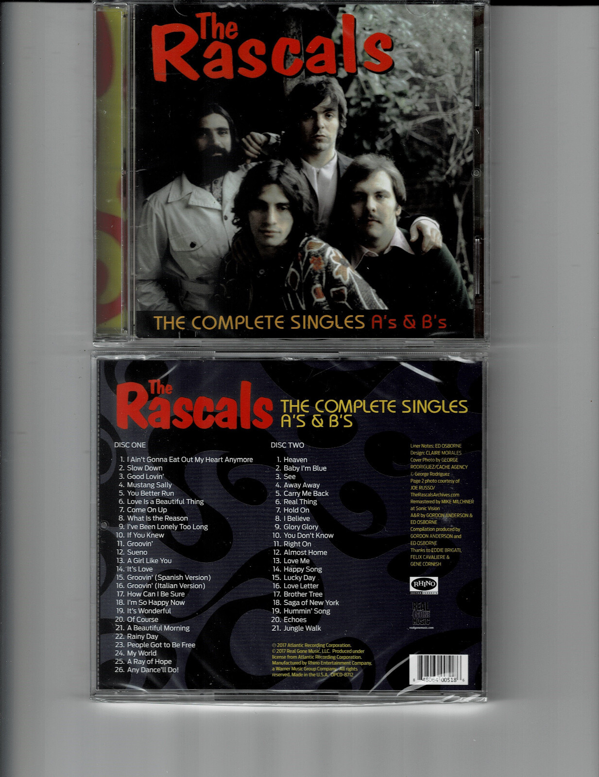 Rascals-Complete Singles A's and B's by The Rascals (CD, 2017) for sale ...