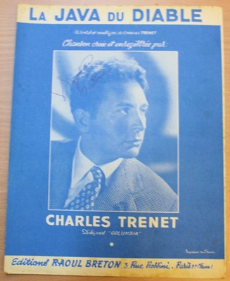 Partition ancienne-LA JAVA DU DIAL Musique de: CHARLES TRENET | eBay