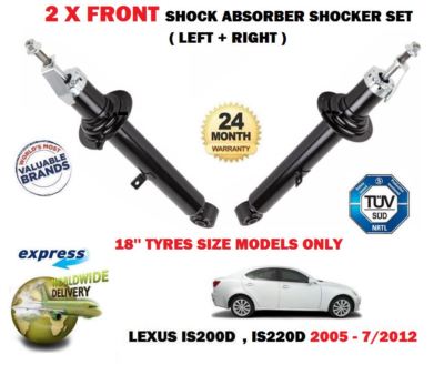 FOR LEXUS IS200D IS220D 2005-2012 2x FRONT LEFT RIGHT SHOCK ABSORBER ...