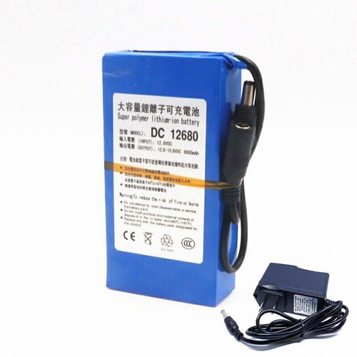 Portable DC 12V 6800mAh New Rechargeable Li-ion Battery Pack DC 12680 ...