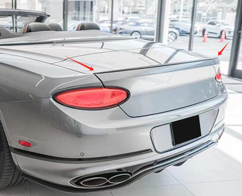 Real Carbon Rear Trunk Tail Wing Spoiler Lip for Bentley Continental GT ...