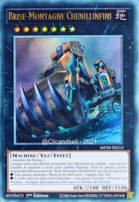 carte YU-GI-OH MP20-FR213 Brise-Montagne Chenillinfini Ultra Rare NEUF ...