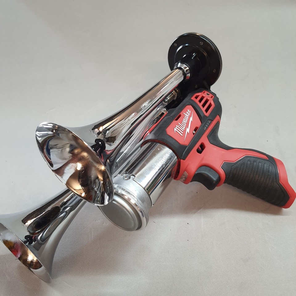Milwaukee M12 12V Cordless Drill Impact Sports Boat Air Train Horn ...