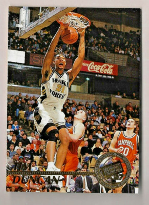 TIM DUNCAN 1997 PRESS PASS ROOKIE RC CARD #1 WAKE FOREST NBA SPURS HOF ...