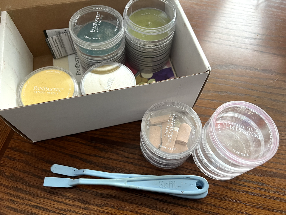 Pan Pastel 20 Landscape Color + Containers, blenders | eBay