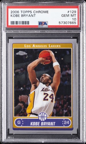 2006 TOPPS CHROME #129 KOBE BRYANT PSA 10 | eBay