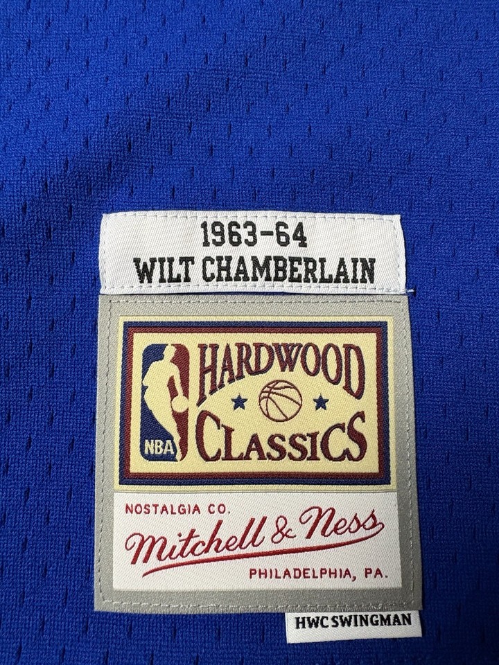 MITCHELL & NESS GOLDEN STATE WARRIORS M WILT CHAMBERLAIN SWINGMAN ...