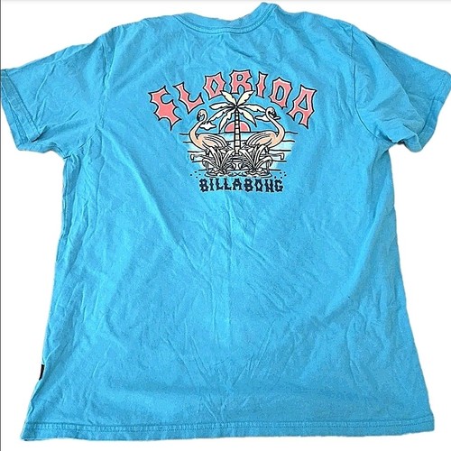 Billabong Men's Florida Premium Grpahic Tee Blue Size L | eBay