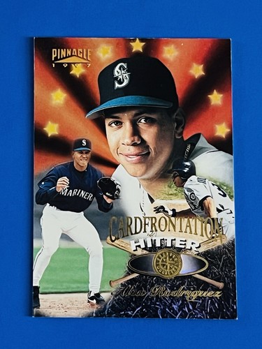 1997 Pinnacle Alex Rodriguez & Jack McDowell Cardfrontation Gold Foil ...