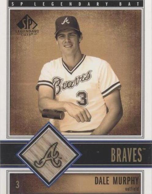 2002 SP Legendary Cuts - Legendary Bat Dale Murphy #B-DMU (MEM) for ...