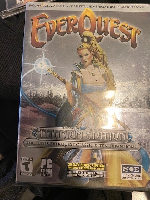 EverQuest Titanium Edition PC Windows 2006 5 Disc Set MMORPG ...