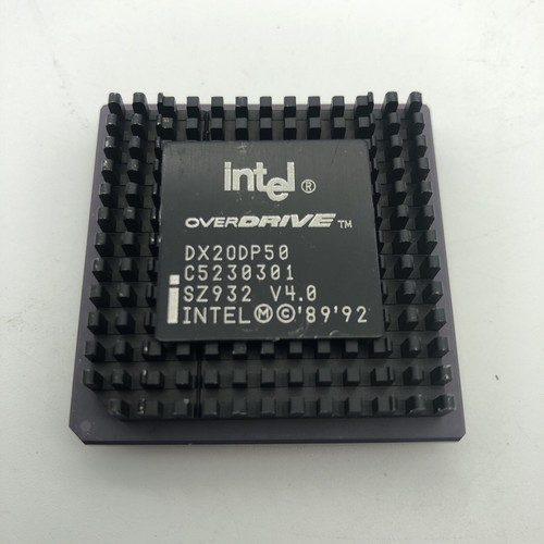 Intel 486 DX2 Overdrive 50MHZ DX2ODP50 SZ932 i486 CPU Processor Vintage ...