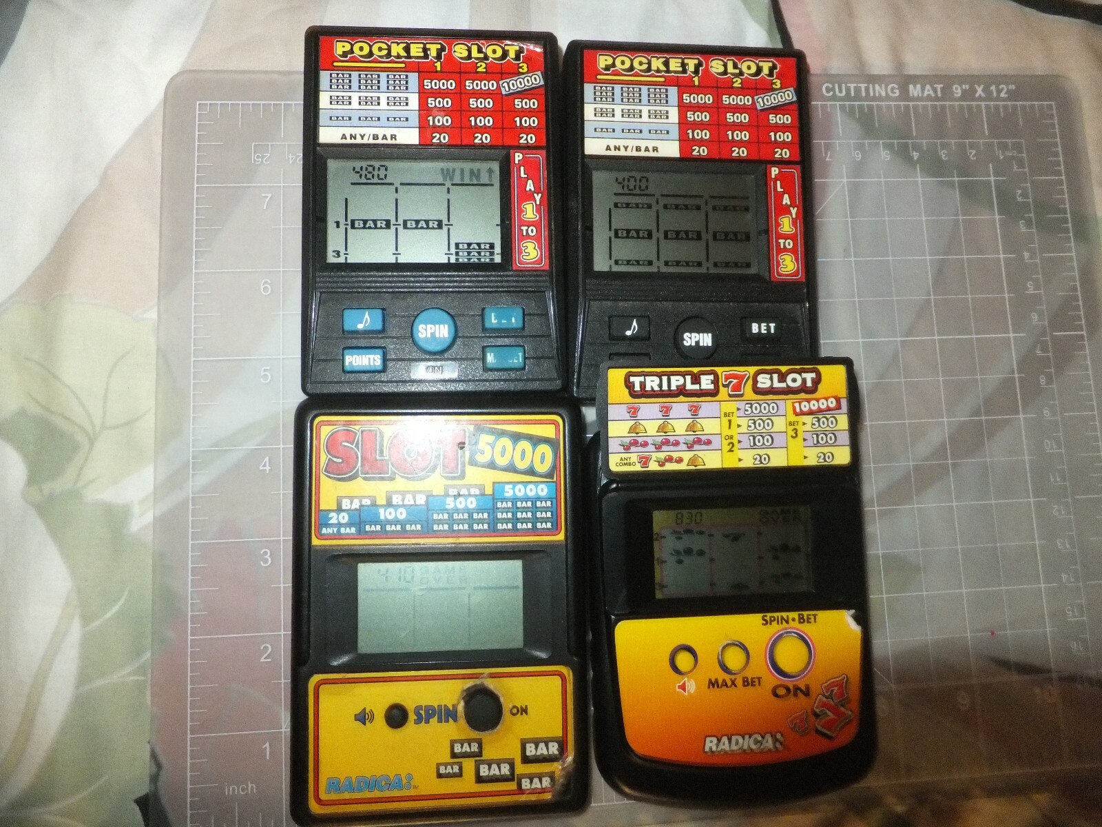 Lot of 4 Radica Handheld Slot Games | eBay