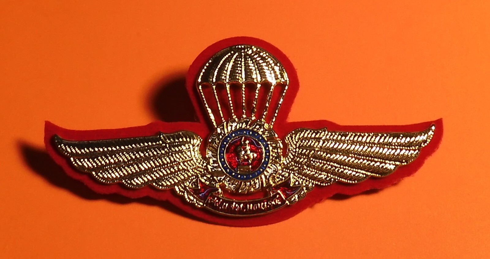 Thai Army Parachute The 14th Infantry Command wings badge | eBay