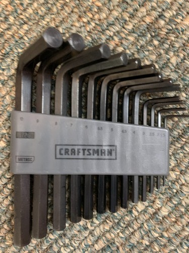 Craftsman Allen Wrench set Metric | eBay