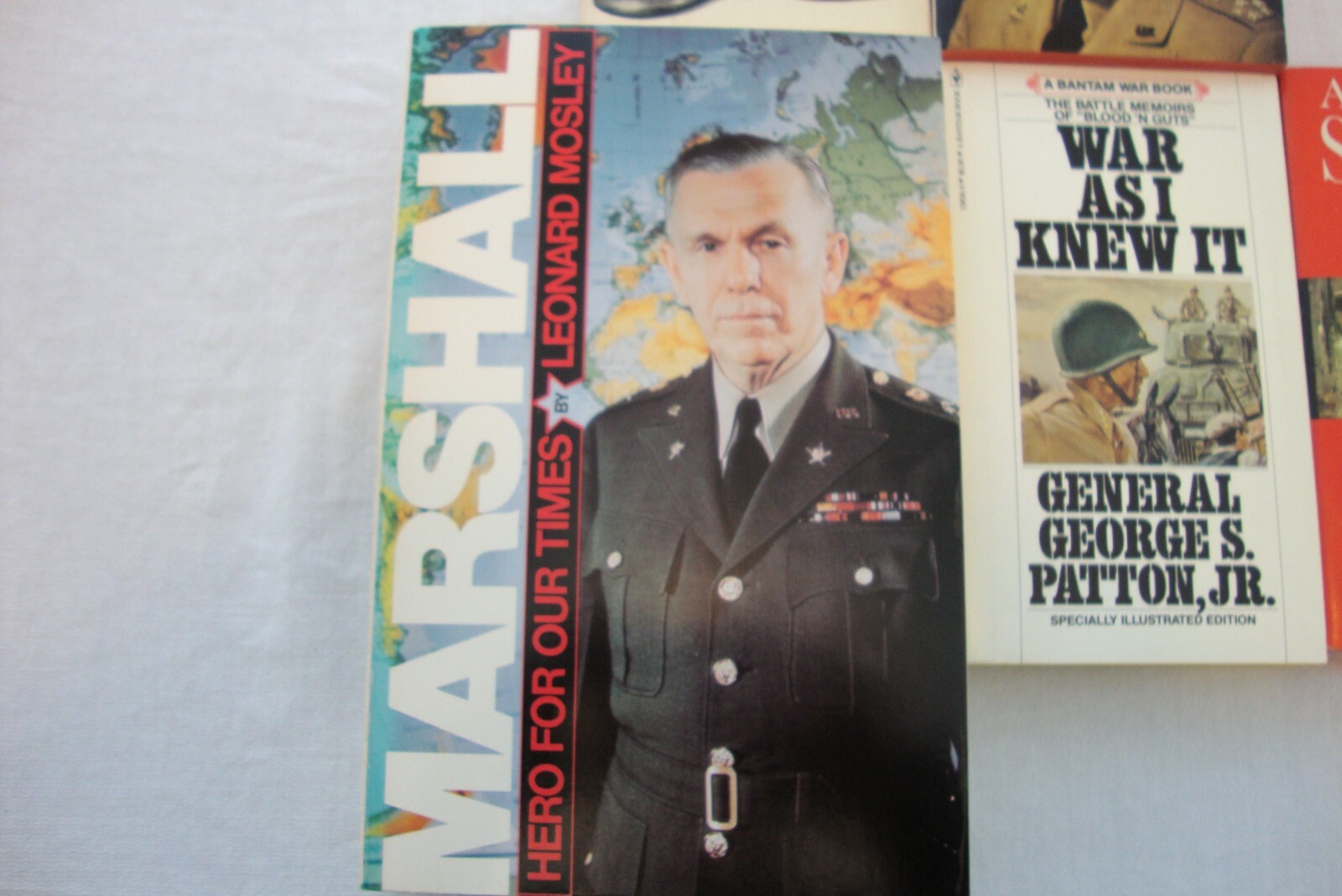 5 new WWII GENERALS pb books IKE PATTON BRADLEY MacARTHUR, MARSHALL ...