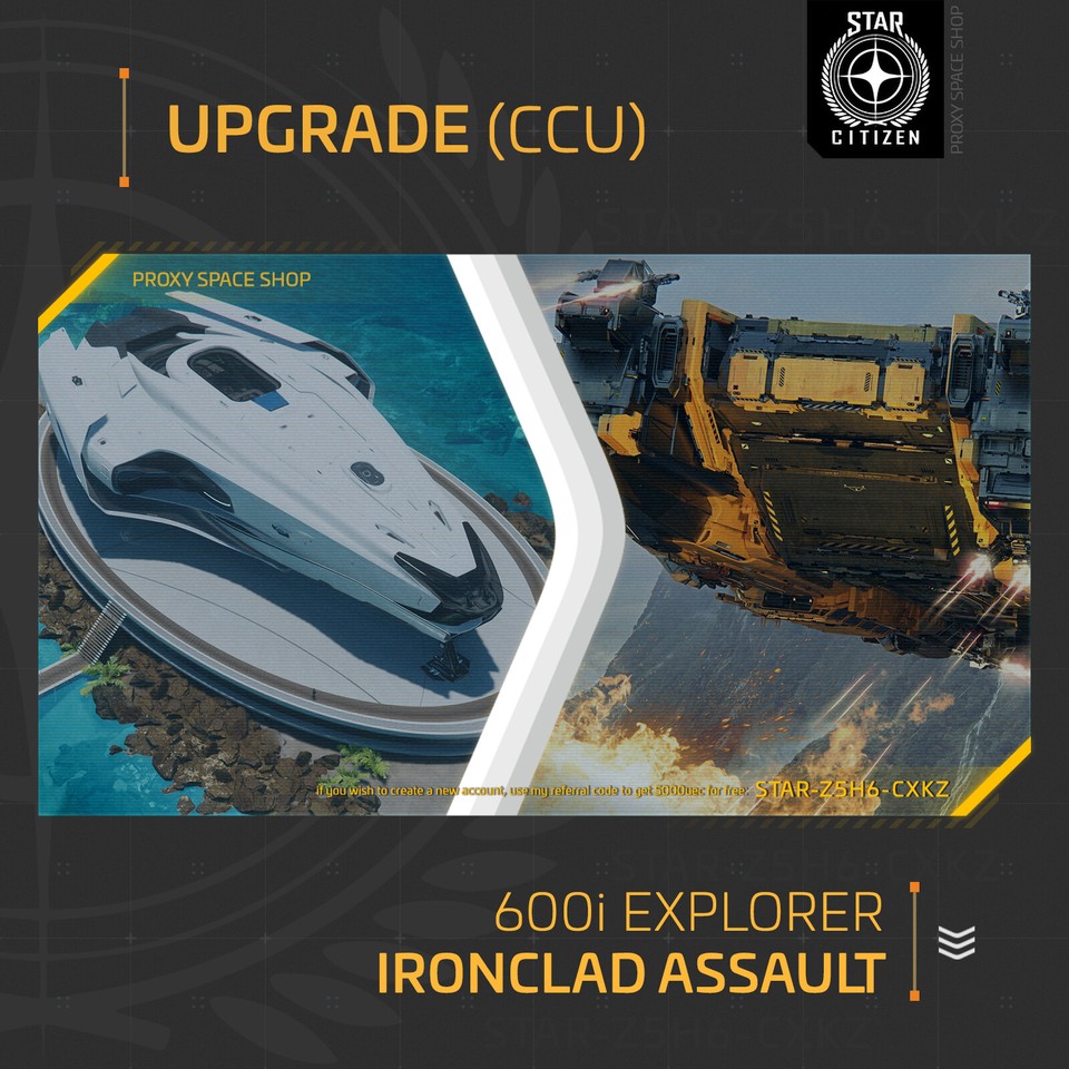 Star Citizen - DRAKE IRONCLAD ASSAULT - UPGRADE - (CCU) | eBay