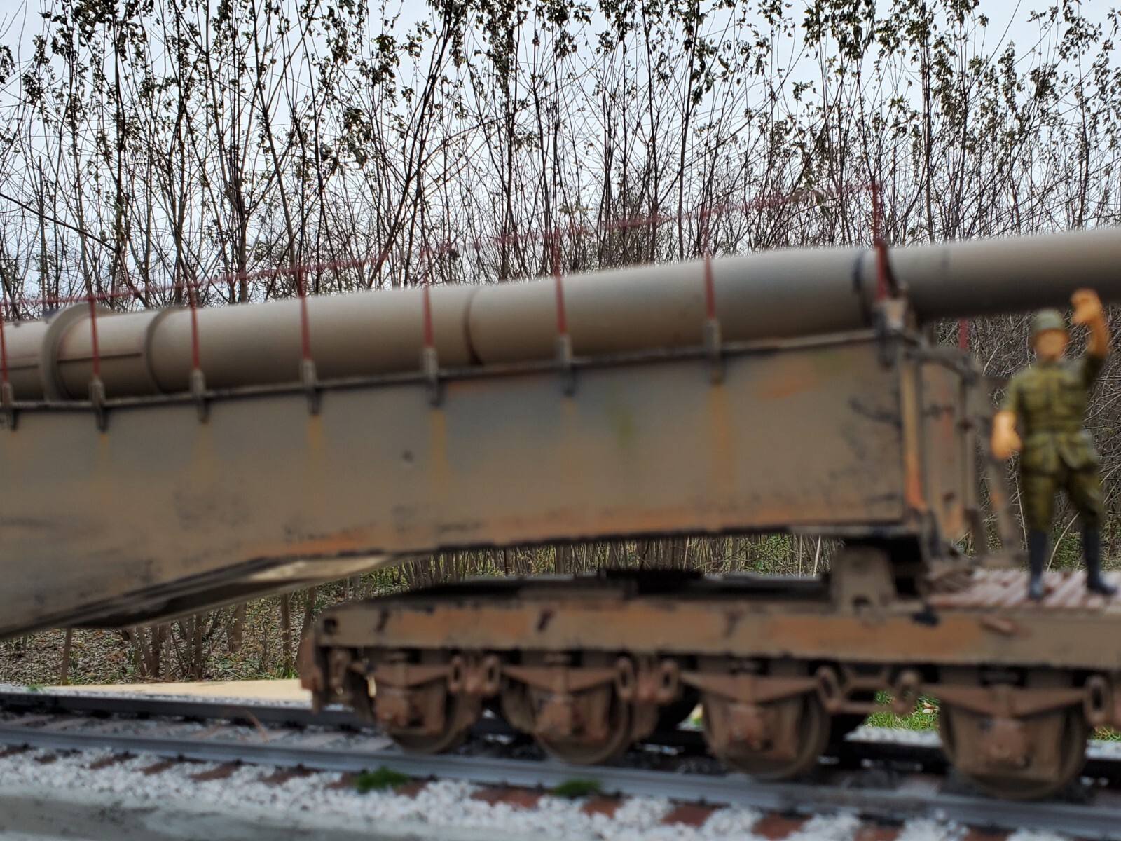 Leopold Krupp K5 German Railway Gun K5E Schlanke Bertha Plastic Model ...