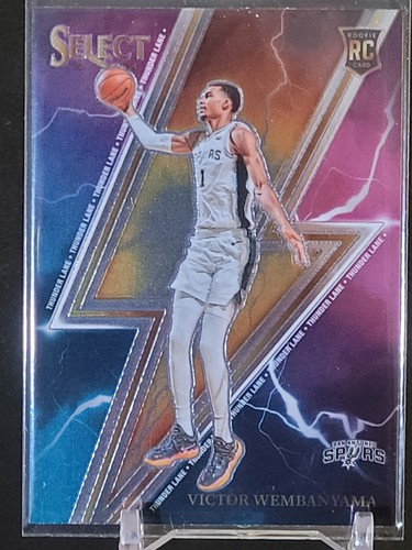 2023-24 Select VICTOR WEMBANYAMA RC Thunder Lane RC Rookie Spurs WEMBY ...