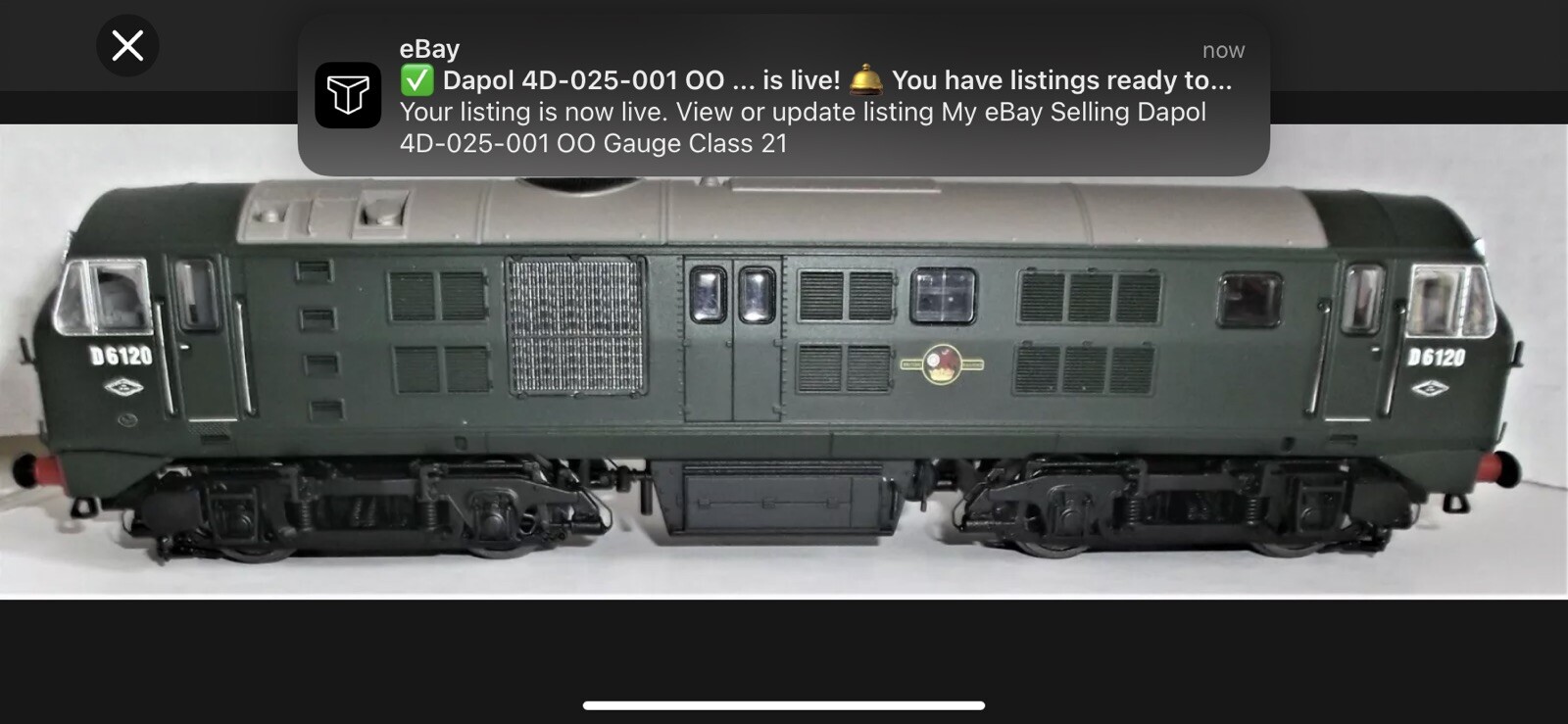 Dapol 4D-025-002 Class 21 D6120 BR green (with Headcode Discs) Diesel ...