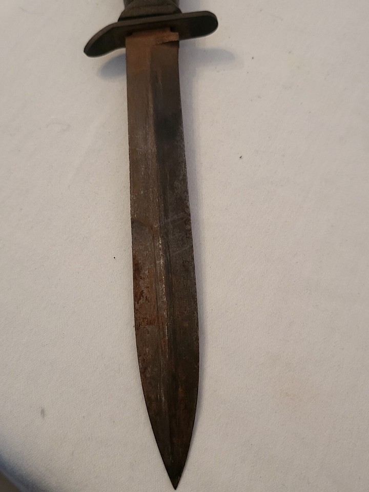 WWII US ARMY M3 FIGHTING KNIFE BLADE MARKED IMPERIAL w/ M8 Scabbard | eBay