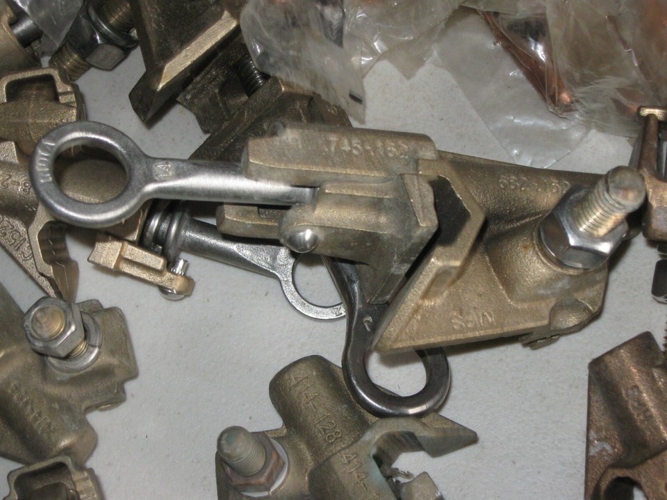 WHOLESALE LOT COMMERCIAL ELECTRICAL Hot Line Tap Clamps Wire Splices ...