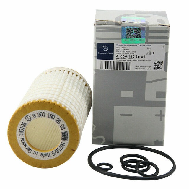Shop Oil Filter Cartridge With O Rings a 0001802609 Fits MERCEDES BENZ ...