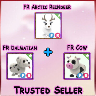 Adopt Your Pet ! FR Cow-Dalmatian-Arctic reindeer |Fast Delivery Roblox ...