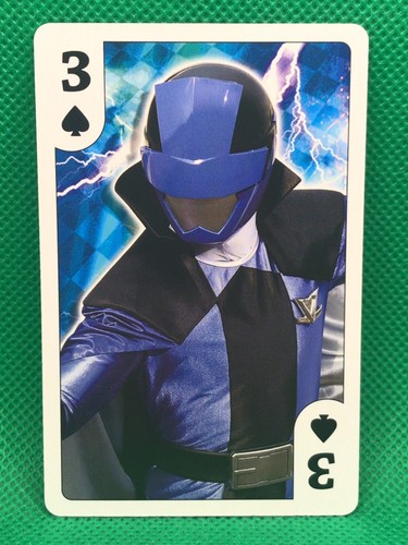 Blue Spade 3 Lupinranger vs Patranger Power ranger playing card 2018 | eBay