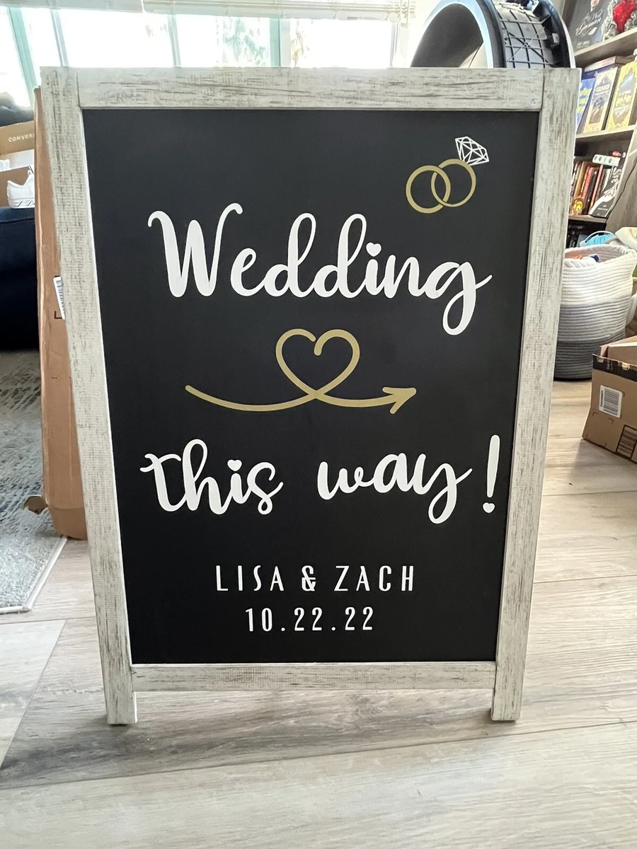 Wedding Welcome Chalkboard