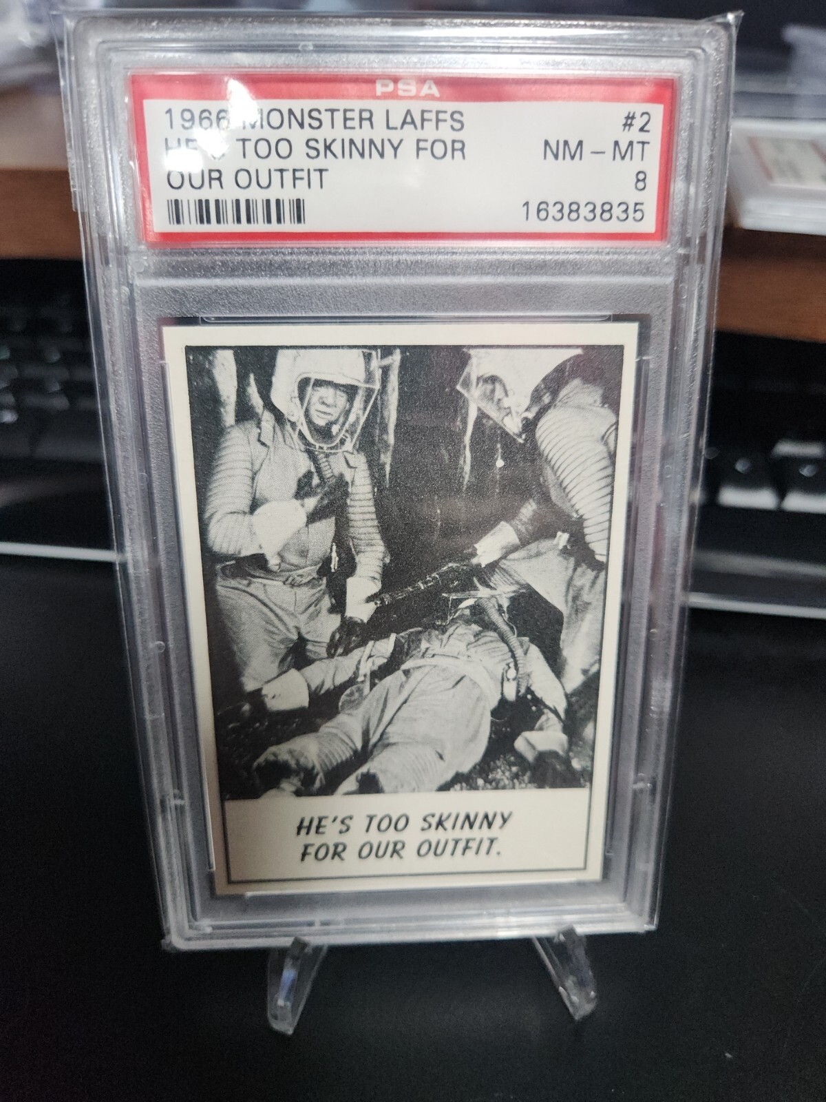 1966 MONSTER LAFFS CARD #2 PSA 8 | eBay