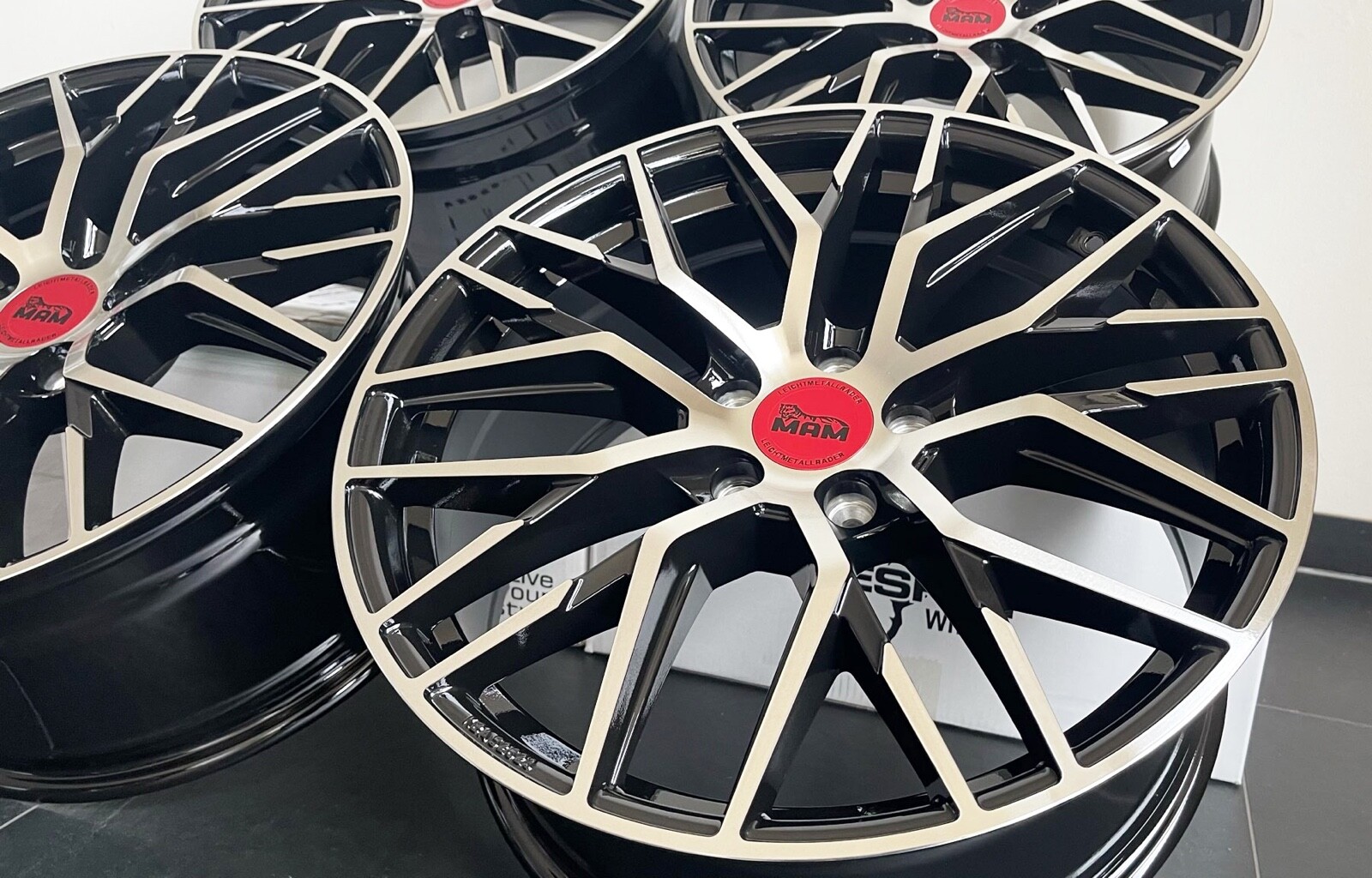 18 Zoll Mam RS4 Alufelgen 5x112 für VW Golf 7 8 Audi A3 A4 Mercedes A B ...