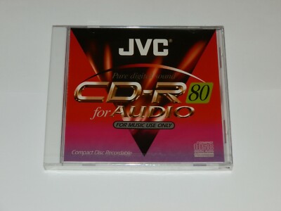 JVC CD-R Audio / Music Recordable CD Individual Full Size CD Case ...