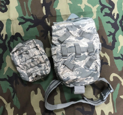 MSA Paraclete Gas Mask Bag ABU Camo w. Canister Pouch - Brand NEW | eBay