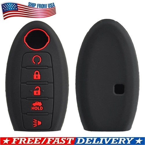 For Nissan Rouge 2017-2019 Pathfinder Silicone Remote Key Shell Case ...