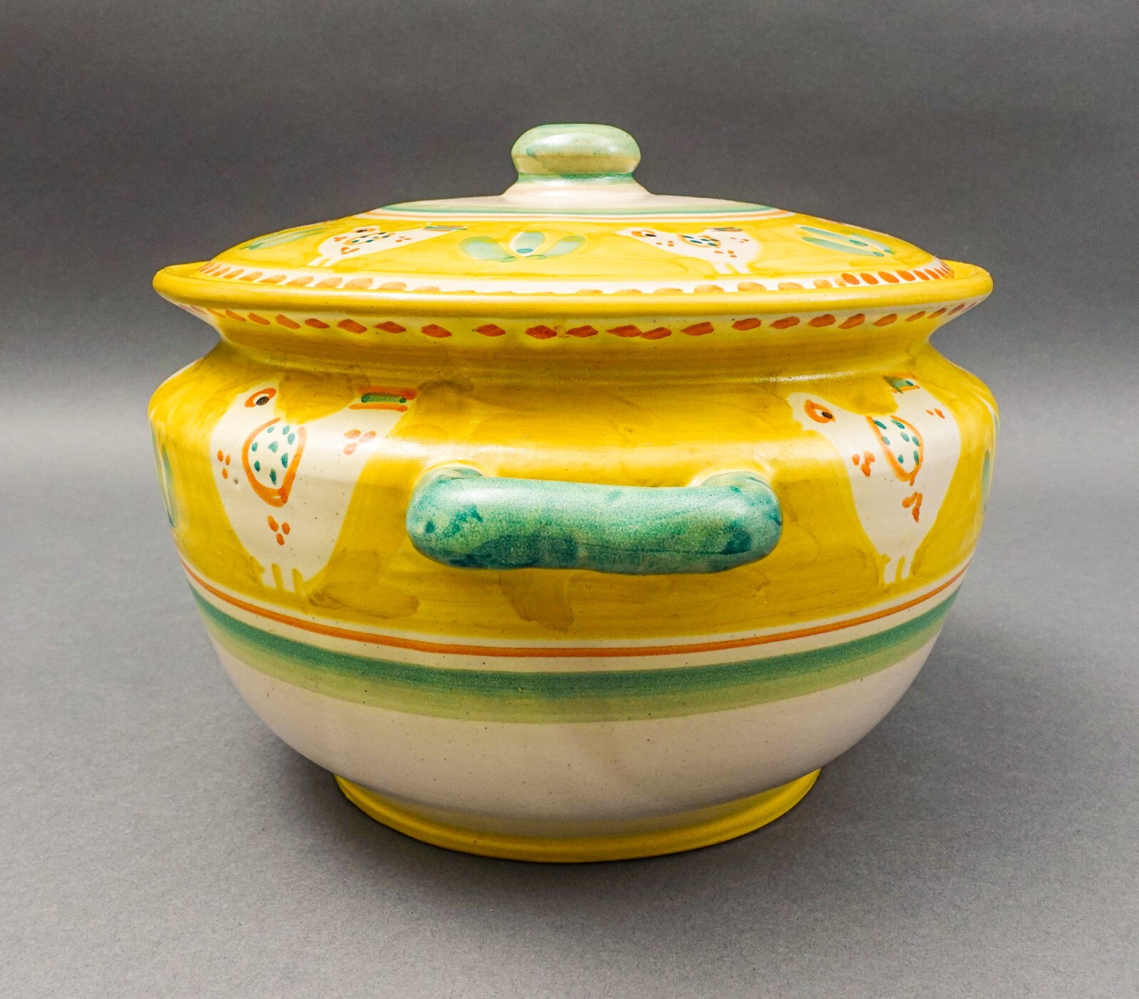 Solimene Vietri Camillo Positano Yellow Chicken Covered Soup Vegetable ...