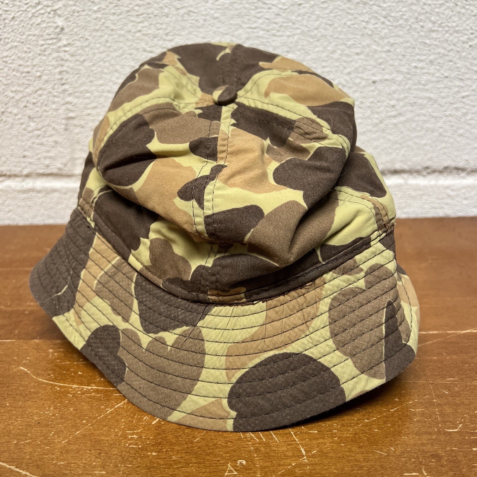 Vintage Original Jones Water Repellent Hat Cap Bucket Camo Made in USA ...