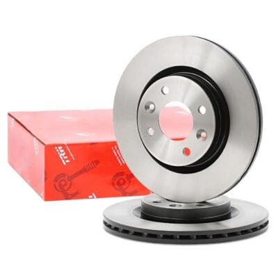 TRW Front Brake Disc Rotors 259mm DF2586S | eBay Australia