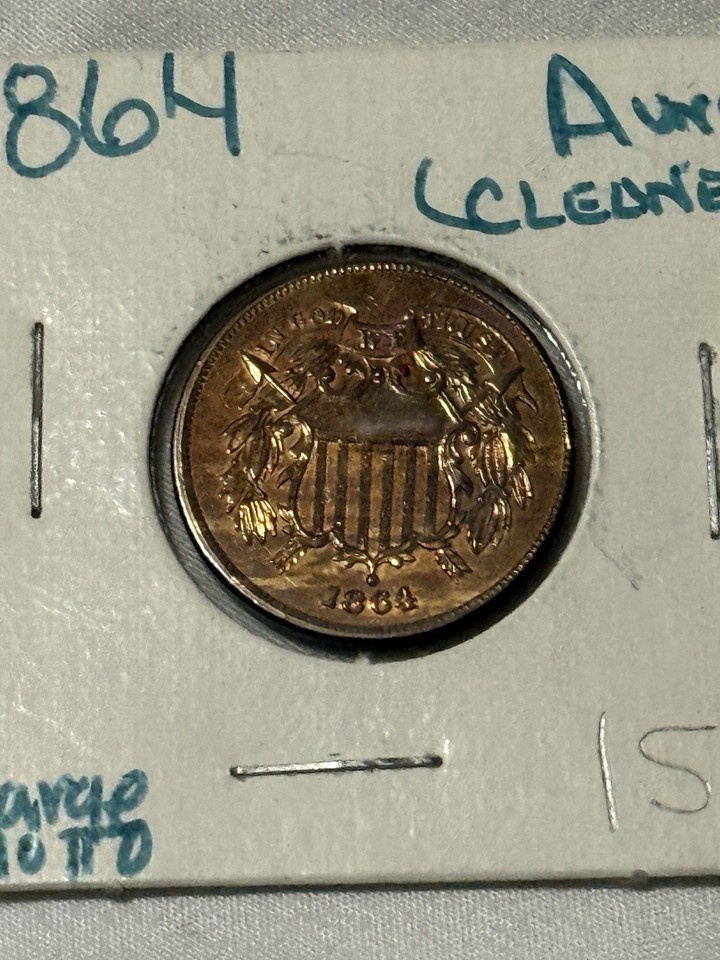 1864 U.S. Two-Cent Piece, Large Motto" variety | eBay