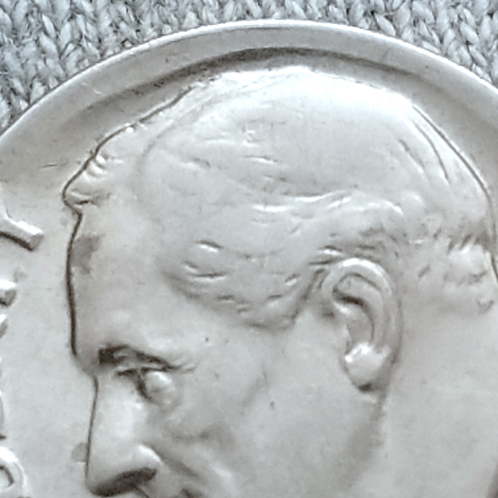 1985 D Roosevelt Dime 10c Strike Errors Broadstrike error Fade Fat ...